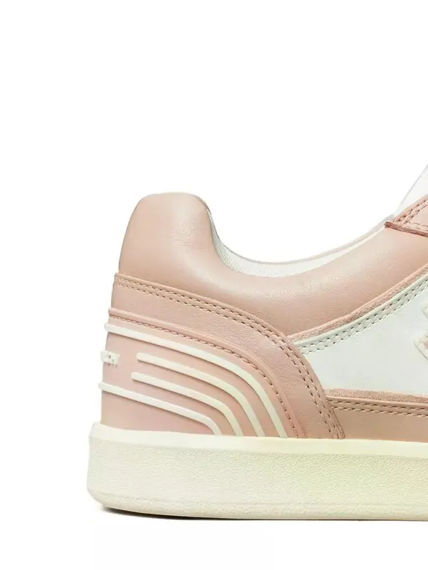 Tory Burch Clover Court Panelled Leather Sneakers