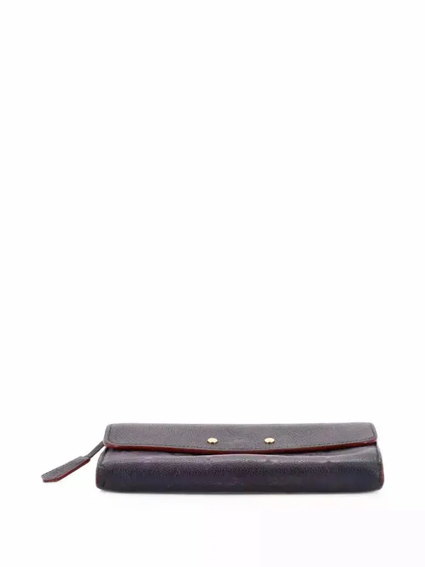 LOUIS VUITTON Pont Neuf Wallet Monogram Empreinte Leather Long Small Wallets
