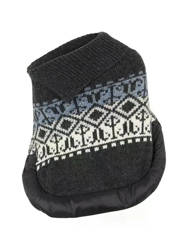 MOORER Capua-alw Padded-trim Poncho