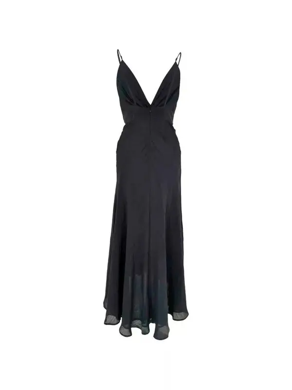 Galvan Escape Twist-front Midi Dress