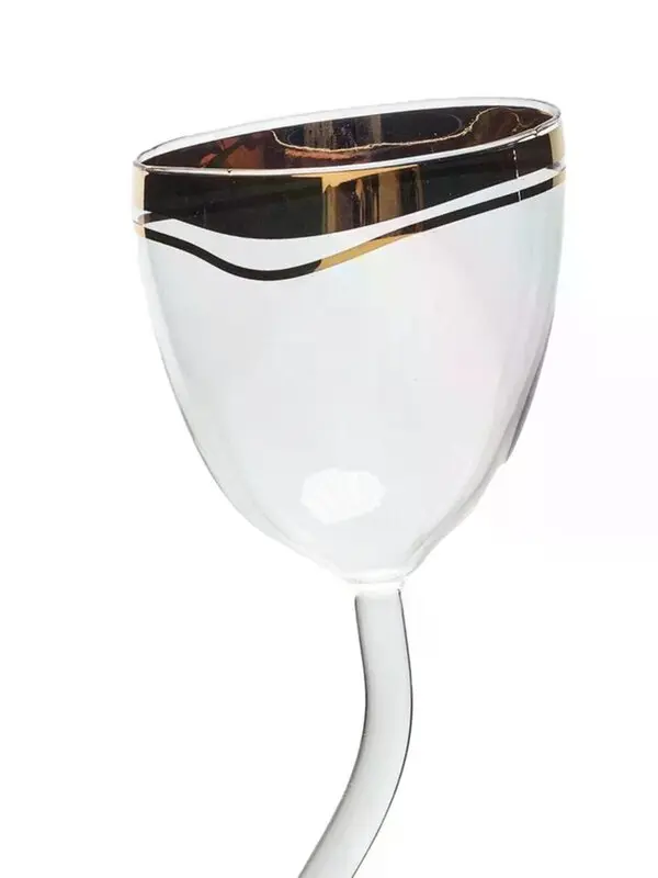 SELETTI Classics On Acid Regal Wine Glass - White
