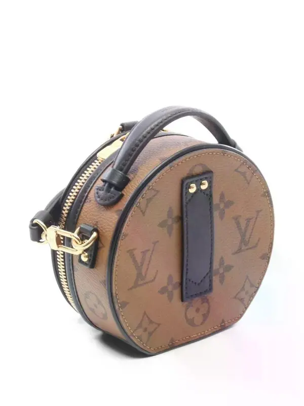 LOUIS VUITTON 2012 Mini Boîte Chapeau Monogram Reverse Shoulder Bag