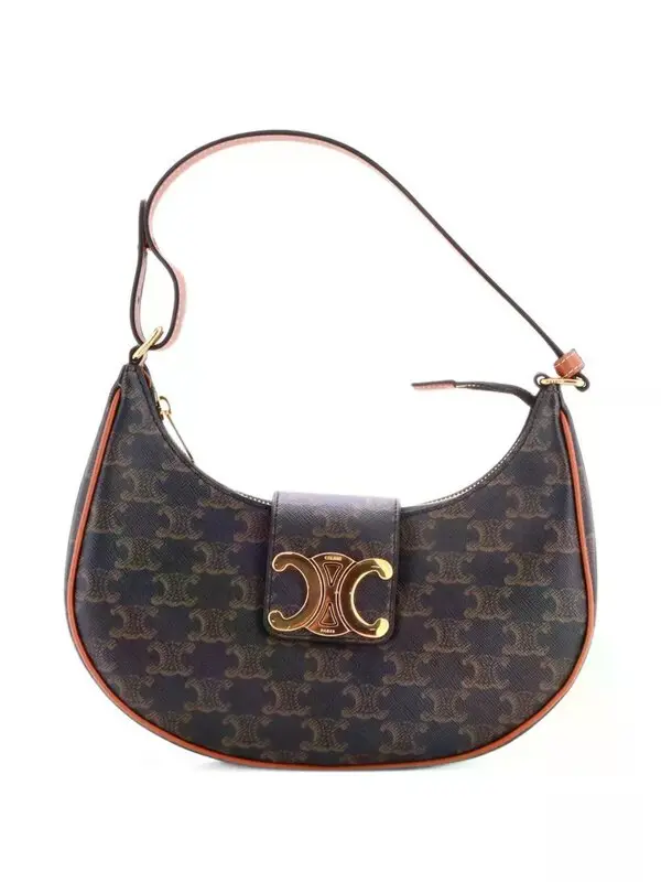 Celine Ava Triomphe Bag Triomphe Coated Canvas Shoulder Bag