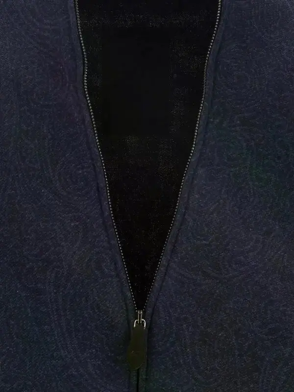Etro Jacquard Bomber Jacket With Arnica Motif