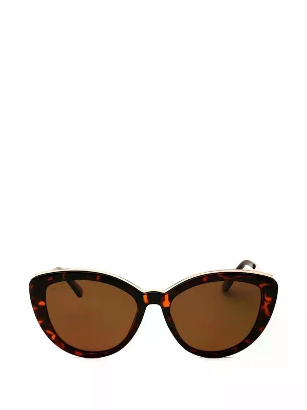 PRIVE REVAUX Sunset Place Cat-eye Sunglasses - Brown