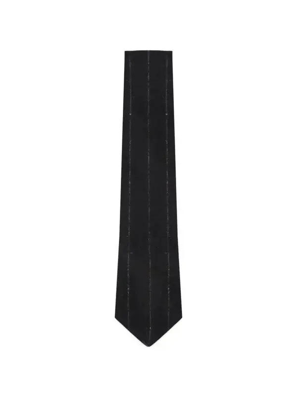D.exterior Sequin-embellished Tie - Brown