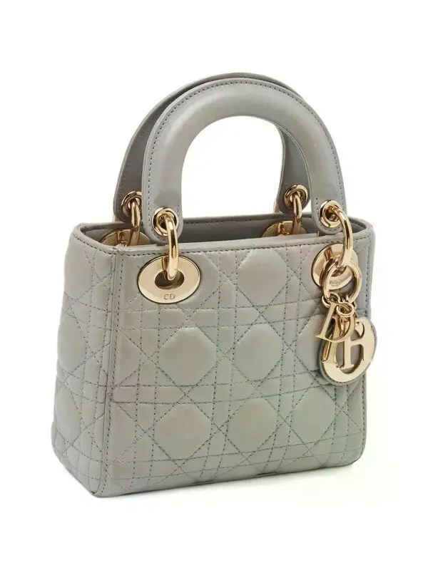 Dior 2015 Mini Lady Cannage Tote Bag