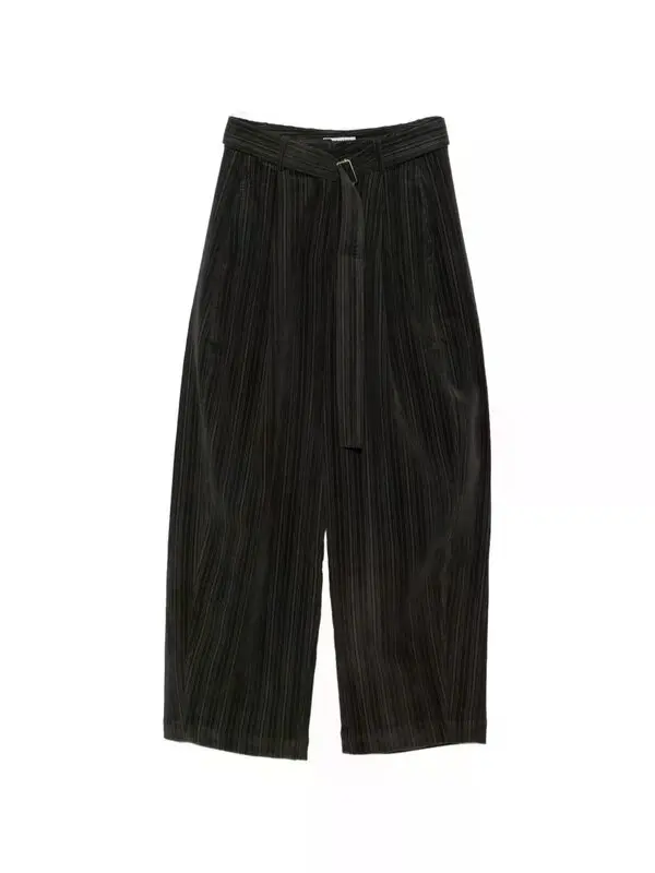 LA PISCINE Belted Corduroy Trousers