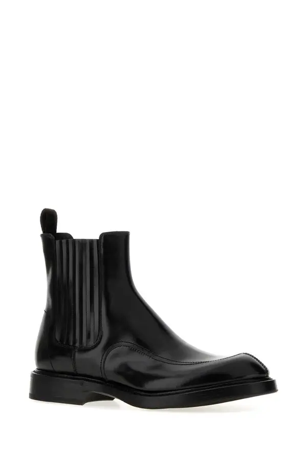 Dolce & Gabbana Leather Ankle Boots