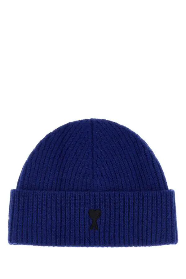 AMI Paris Wool Beanie - Blue