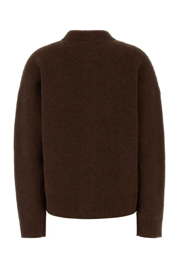 AMI Paris Stretch Alpaca Blend Cardigan
