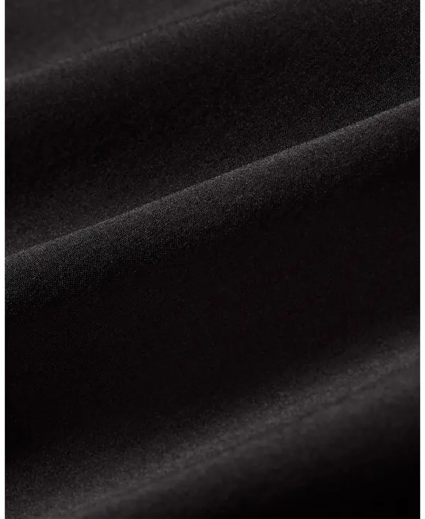 Mizzen+main Leeward Short Sleeve Dress Trim Fit Shirt - Black Solid