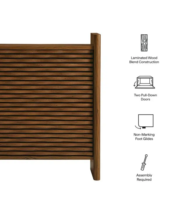 MODWAY Emric Wave Shoe Cabinet