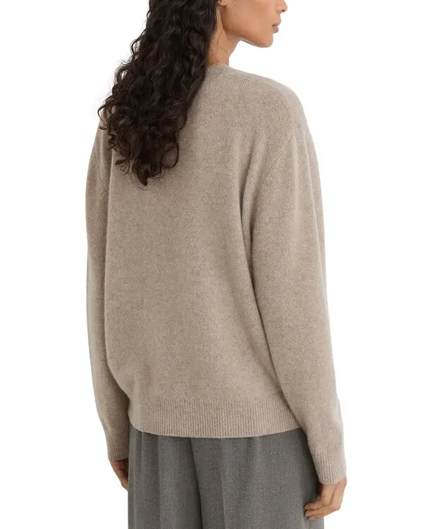 REISS Jenna Cashmere V Neck Sweater - Neutral