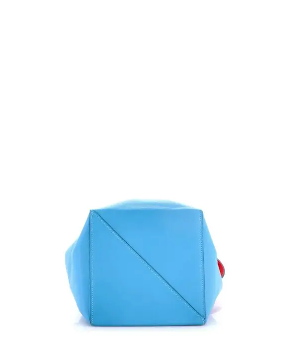 Hermès 17 Licol Leather Shoulder Bag - Blue