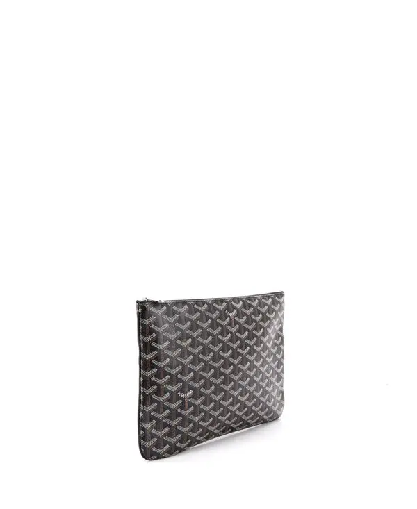 Goyard Mm Senat Zip Pouch Coated Canvas
