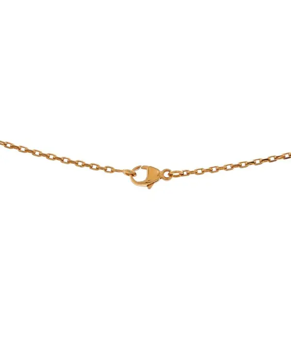 Hermès Mini Pop H Pendant Chain Necklace Metal And 16