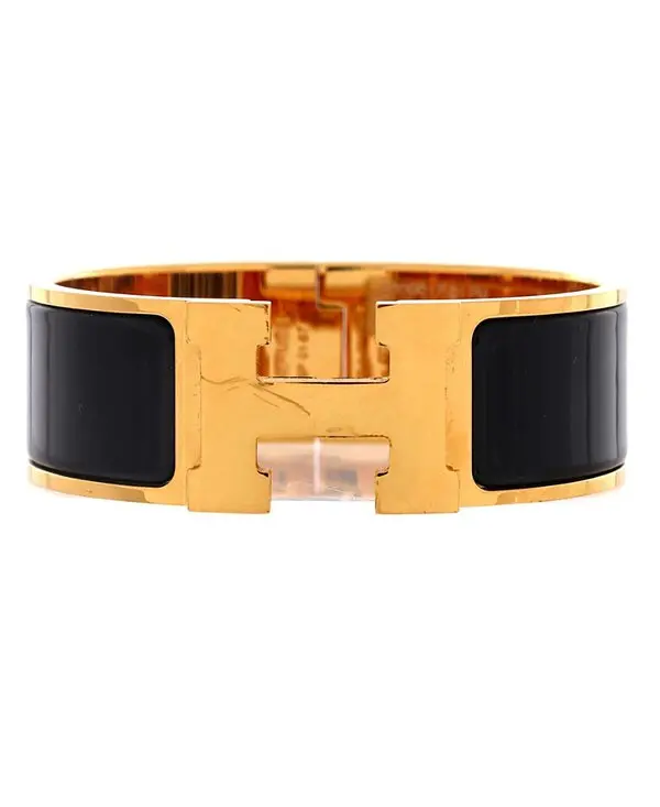 Hermès Wide Clic H Bracelet - Enamel