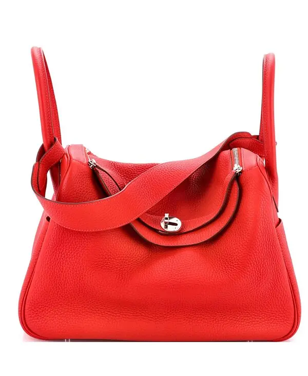 Hermès 34 Lindy Bag Clemence - Red