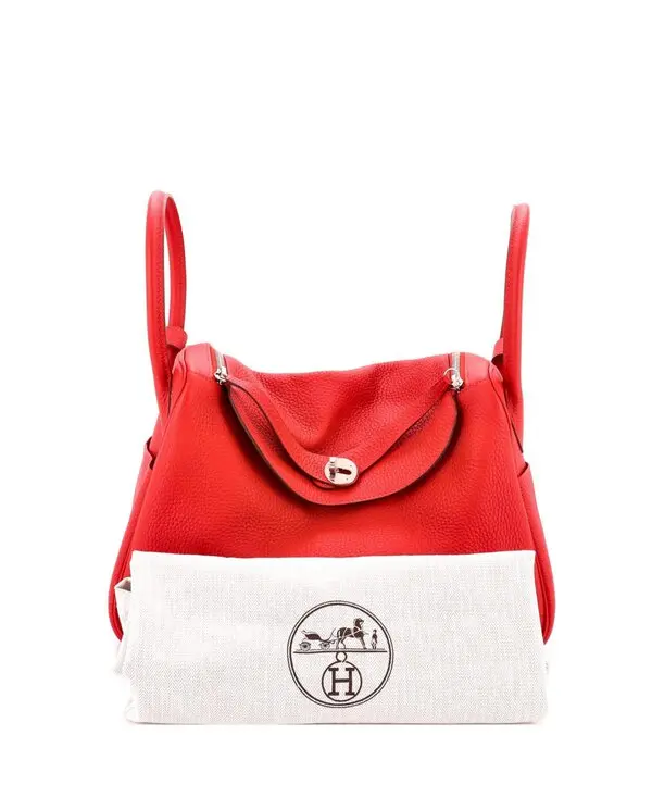 Hermès 34 Lindy Bag Clemence - Red