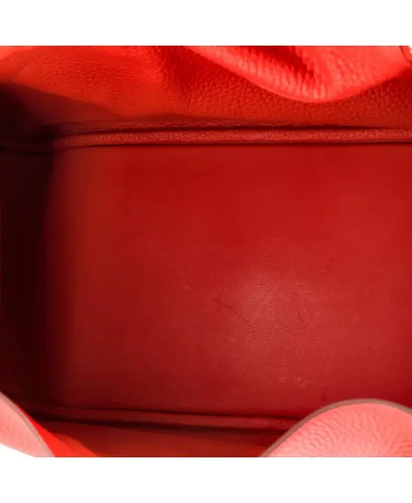 Hermès 34 Lindy Bag Clemence - Red