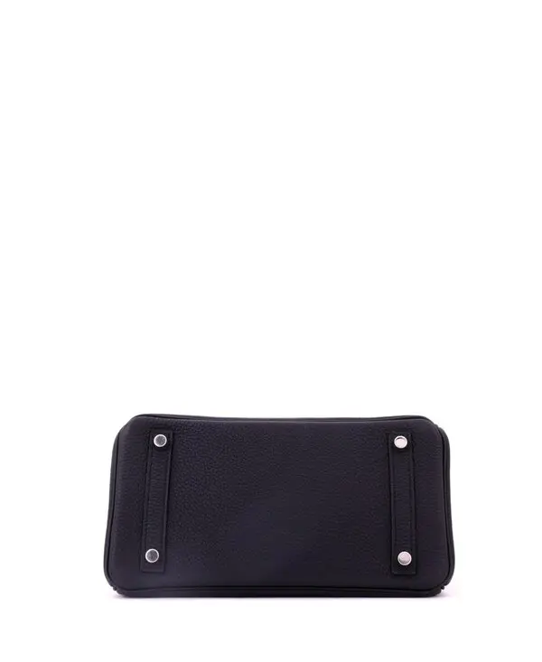 Hermès Birkin 25 Handbag Black Togo With Palladium Hardware