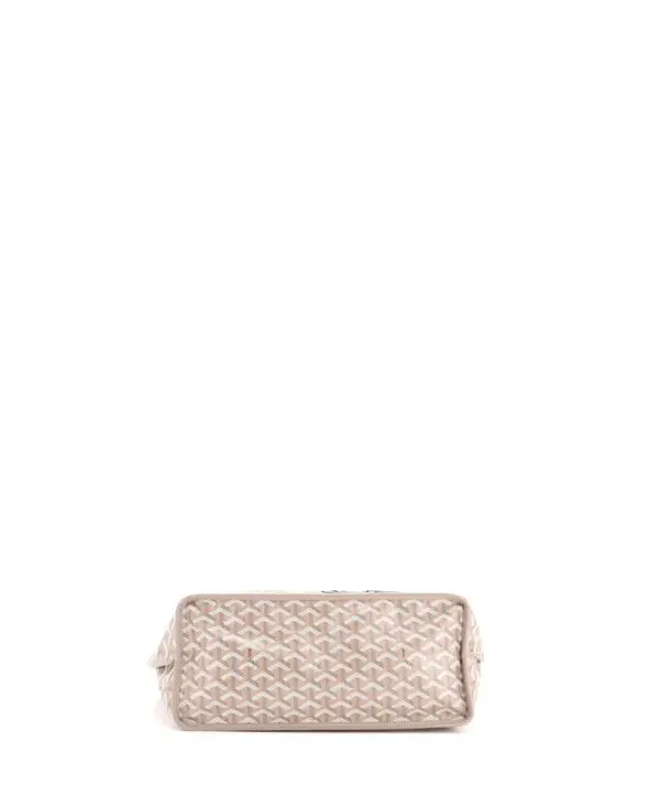 Goyard Pm Anjou Reversible Tote Embroidered Coated Canvas