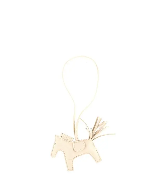 Hermès Pm Mono-tone Grigri Rodeo Bag Charm Leather