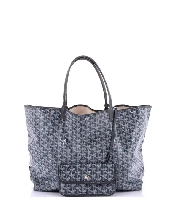 Goyard Gm Saint Louis Tote Coated Canvas - Gray