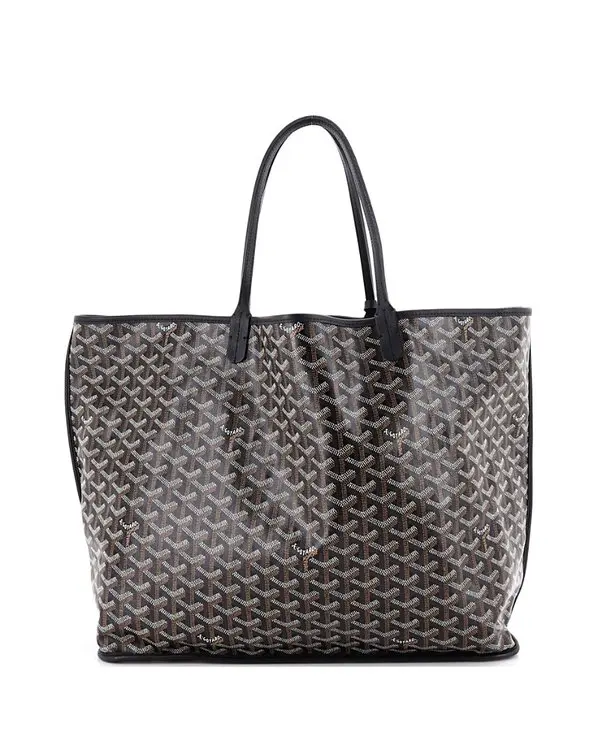 Goyard Gm Anjou Reversible Tote Coated Canvas - Black