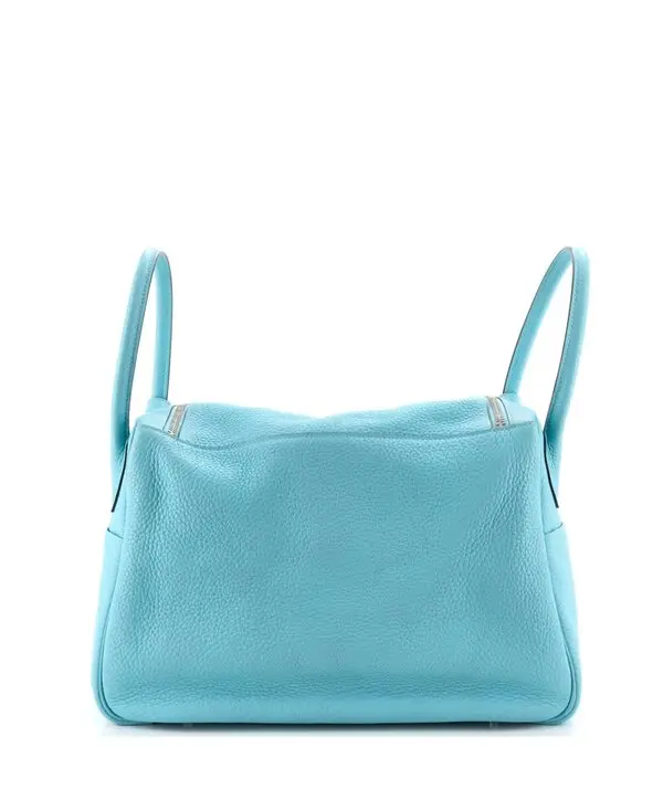 Hermès 34 Lindy Bag Clemence - Blue