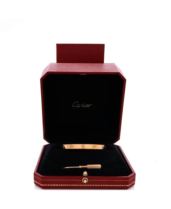 CARTIER Love Bracelet 18k Rose Gold