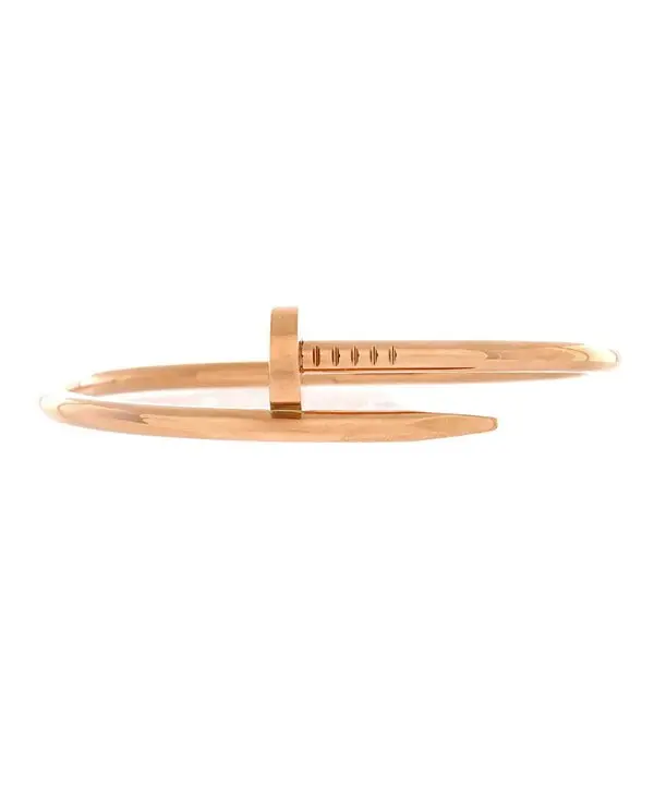 CARTIER Classic Juste Un Clou Bracelet 18k Rose Gold