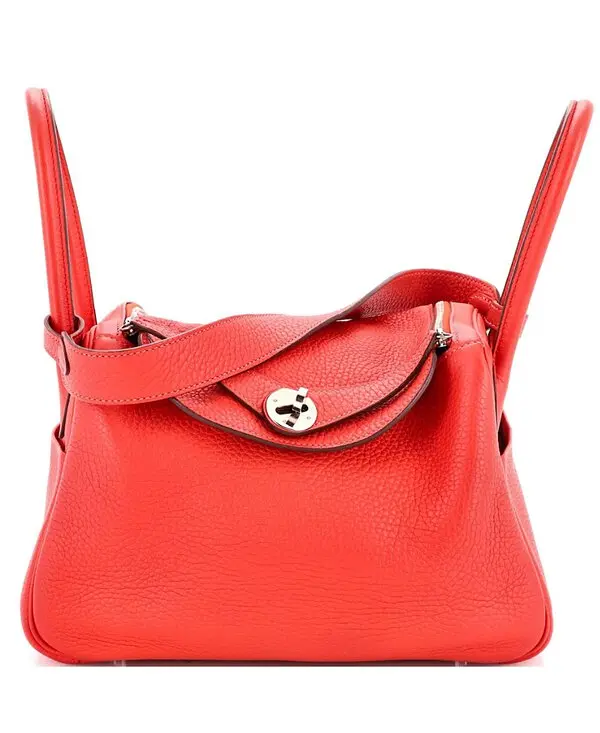 Hermès 26 Lindy Bag Clemence - Red
