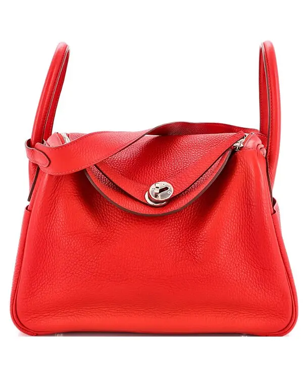 Hermès 30 Lindy Bag Clemence - Red