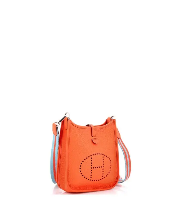 Hermès Tpm Evelyne Bag Gen Iii Clemence - Orange