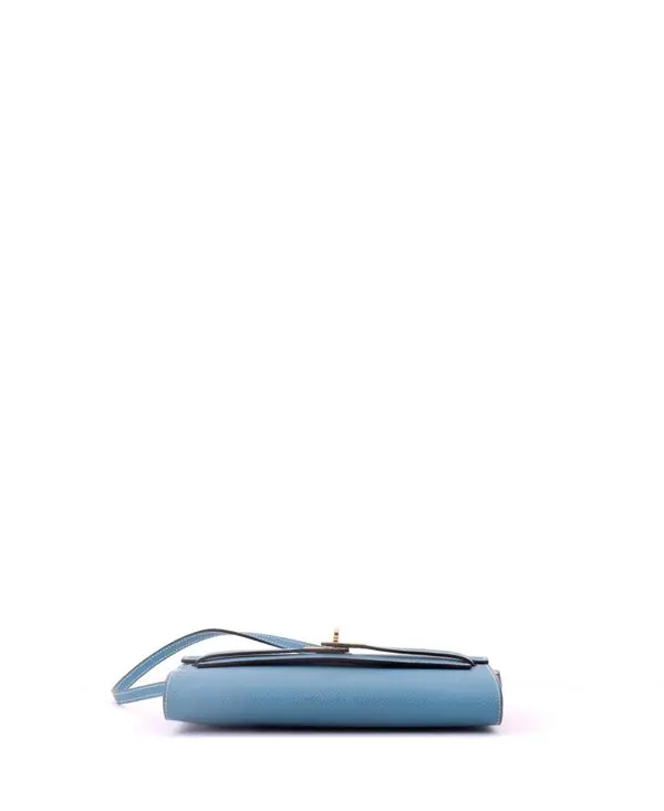 Hermès Kelly To Go Wallet Epsom - Blue