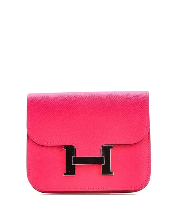 Hermès Constance Slim Wallet Epsom - Pink