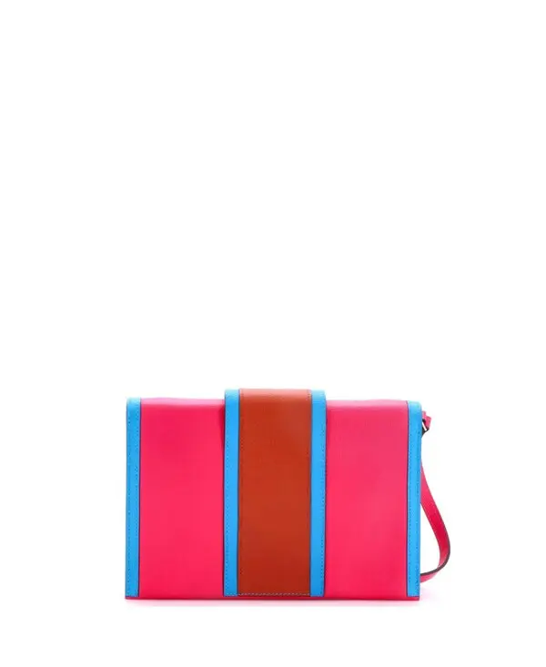 Hermès H Passant Clutch Shoulder Bag Evercolor - Pink