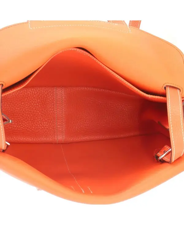 Hermès 31 Halzan Bag Clemence - Orange