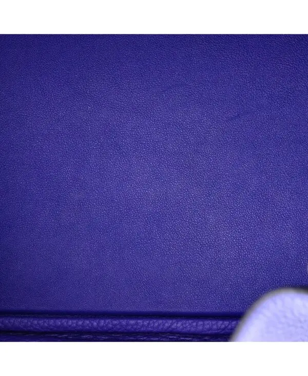 Hermès 30 Lindy Bag Clemence - Blue