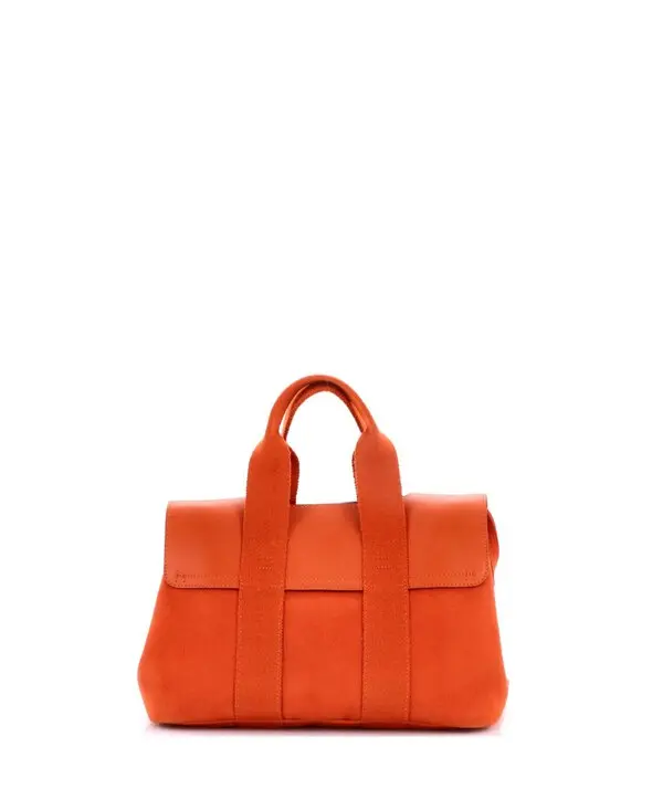 Hermès Pm Valparaiso Bag Toile And Leather