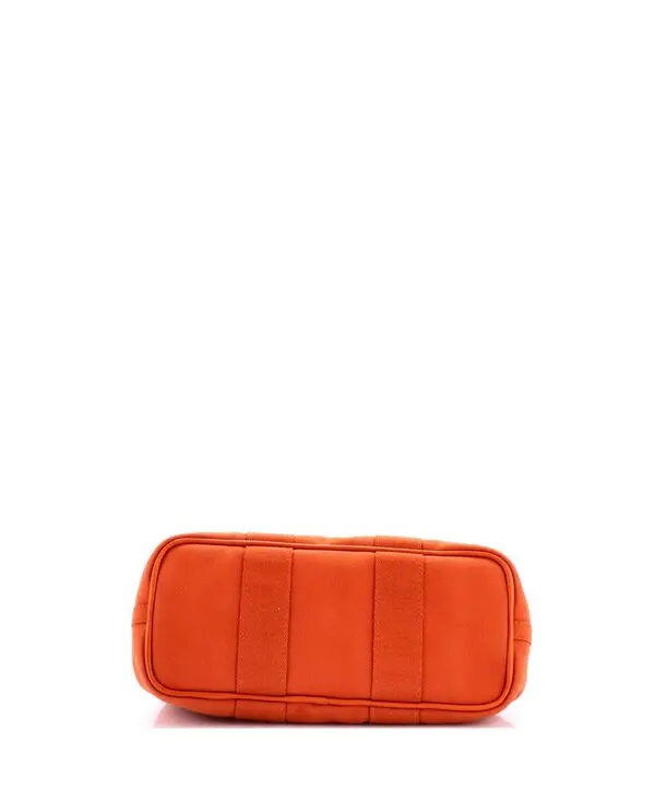 Hermès Pm Valparaiso Bag Toile And Leather
