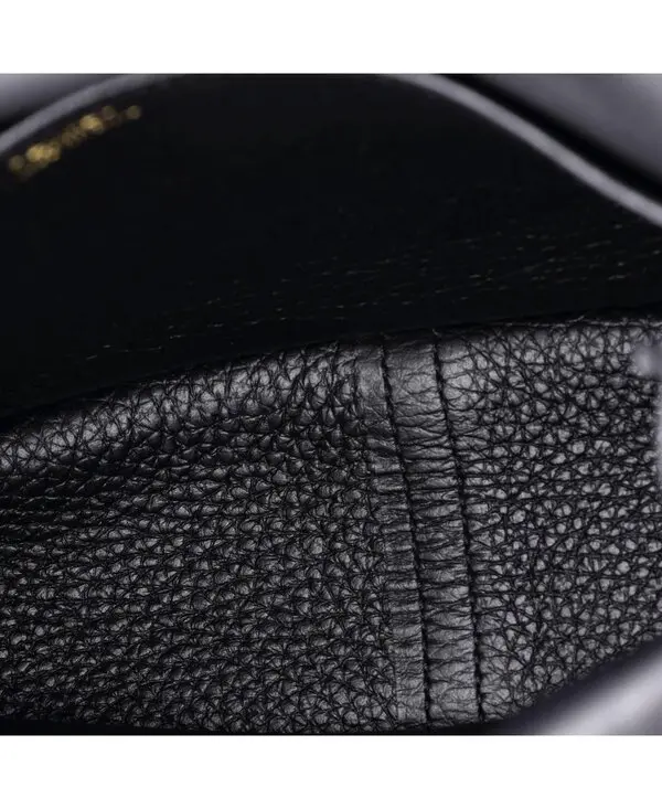 Hermès 25 Halzan Bag Clemence - Black
