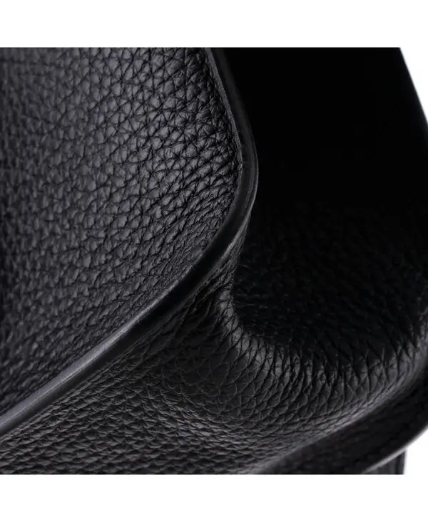 Hermès 25 Halzan Bag Clemence - Black