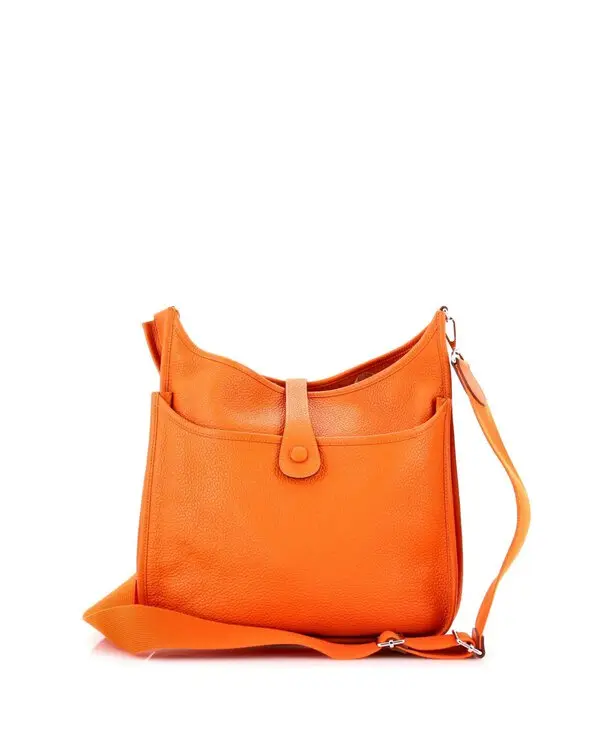 Hermès Gm Evelyne Bag Gen Iii Clemence - Orange
