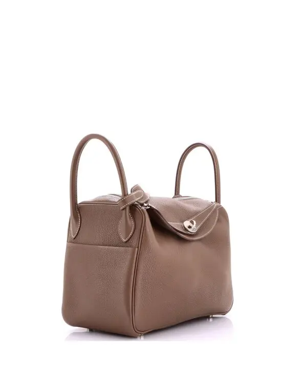 Hermès 30 Lindy Bag Clemence - Gray