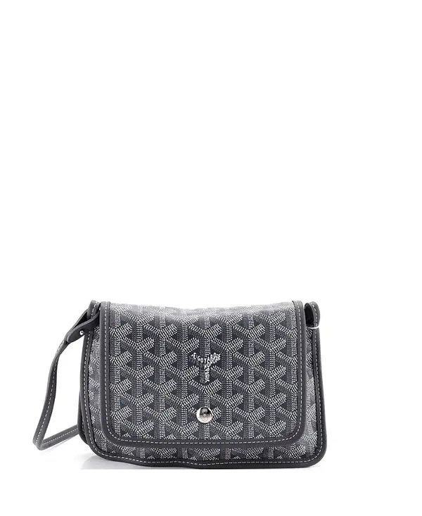 Goyard Plumet Clutch Wallet Coated Canvas - Gray