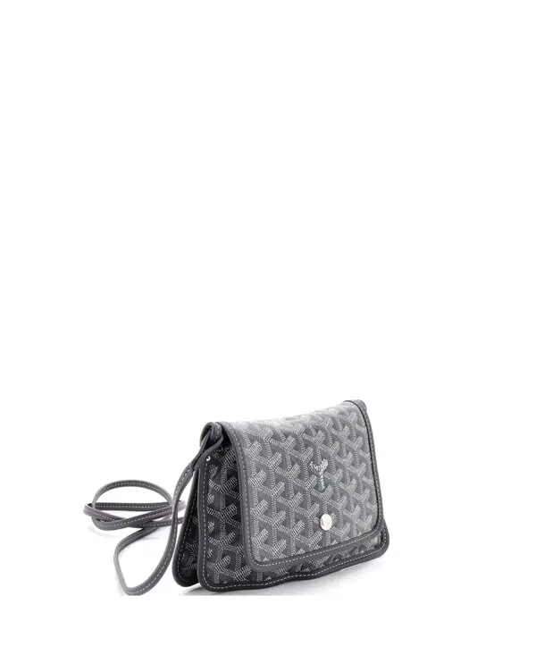 Goyard Plumet Clutch Wallet Coated Canvas - Gray