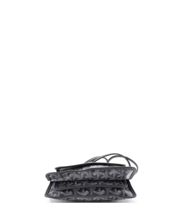 Goyard Plumet Clutch Wallet Coated Canvas - Gray
